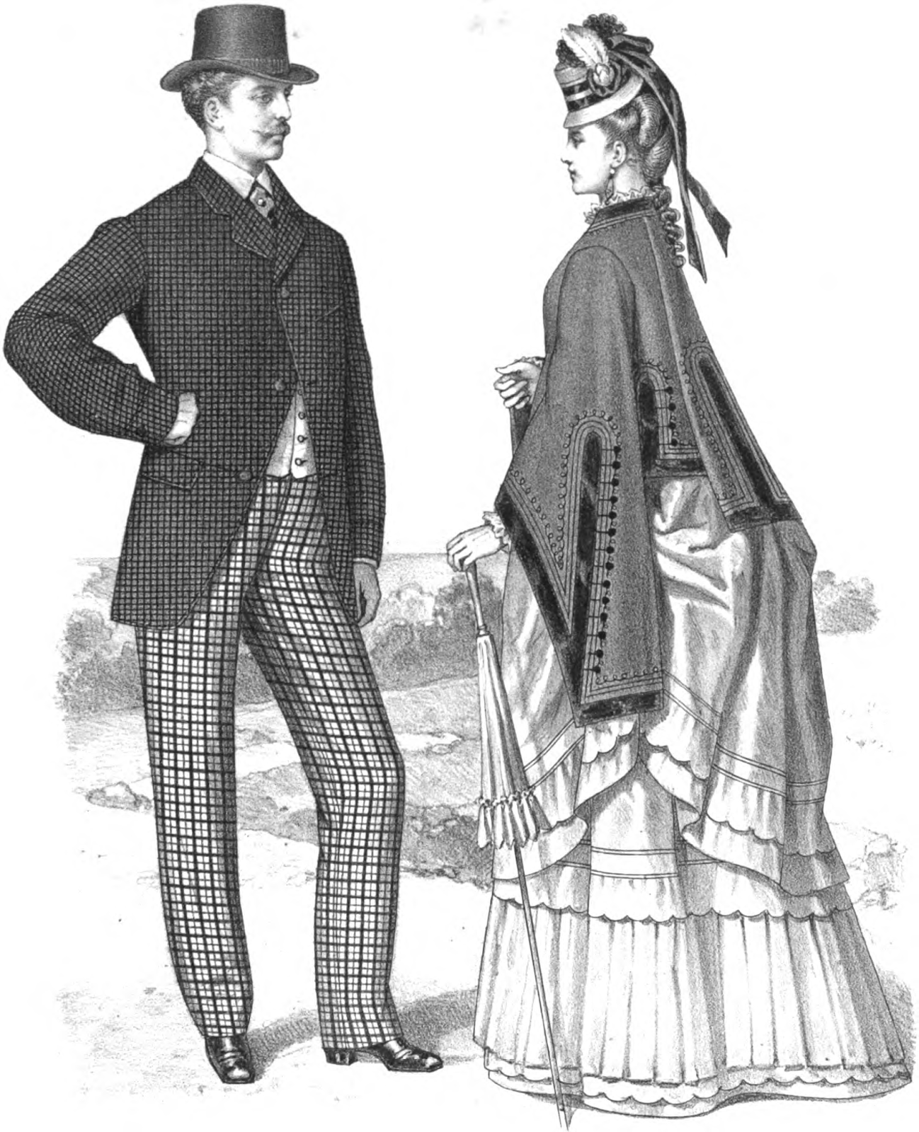 19th Century Historical Tidbits: 1872 Historical Fashions