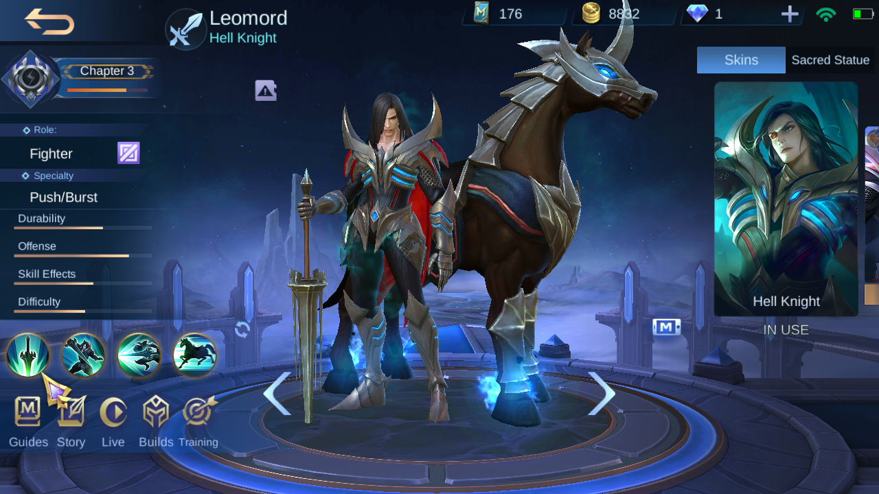 Best build Leomord - roles: fighter hero in Mobile Legends!