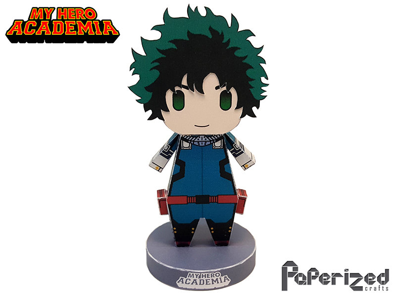 My Hero Academia: Izuku Midoriya Papercraft | Paperized Crafts