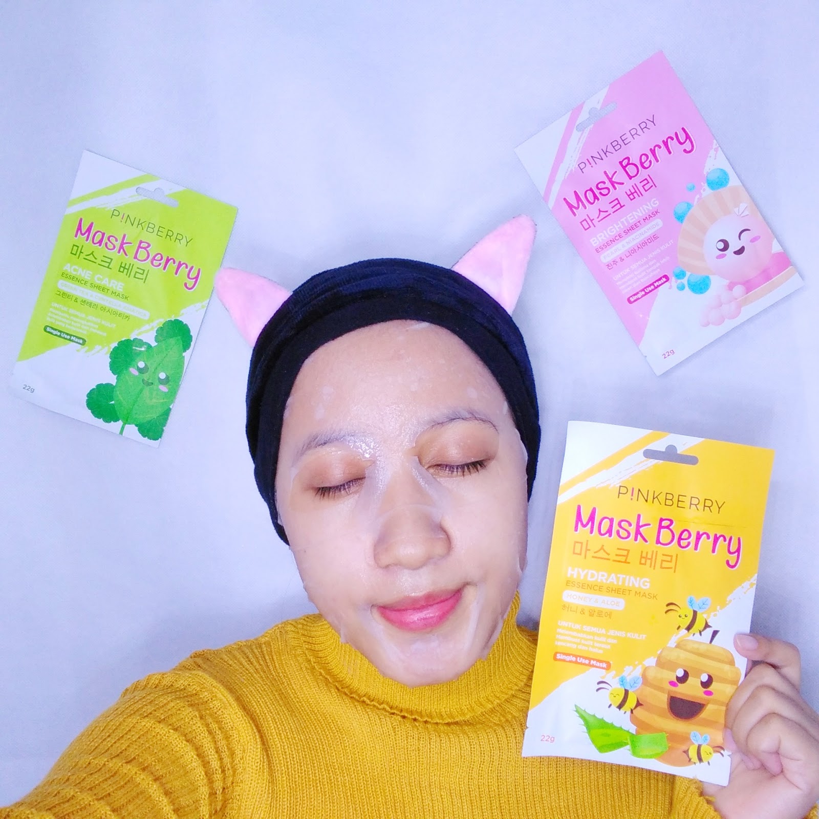 Ratnasari Pevensie's : Review: Pinkberry Mask Berry Essence Sheet Mask