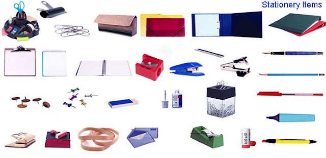 Stationery Items Names Meaning Image Necessary Vocabulary stationery-items-names-meaning-image-necessary-vocabulary