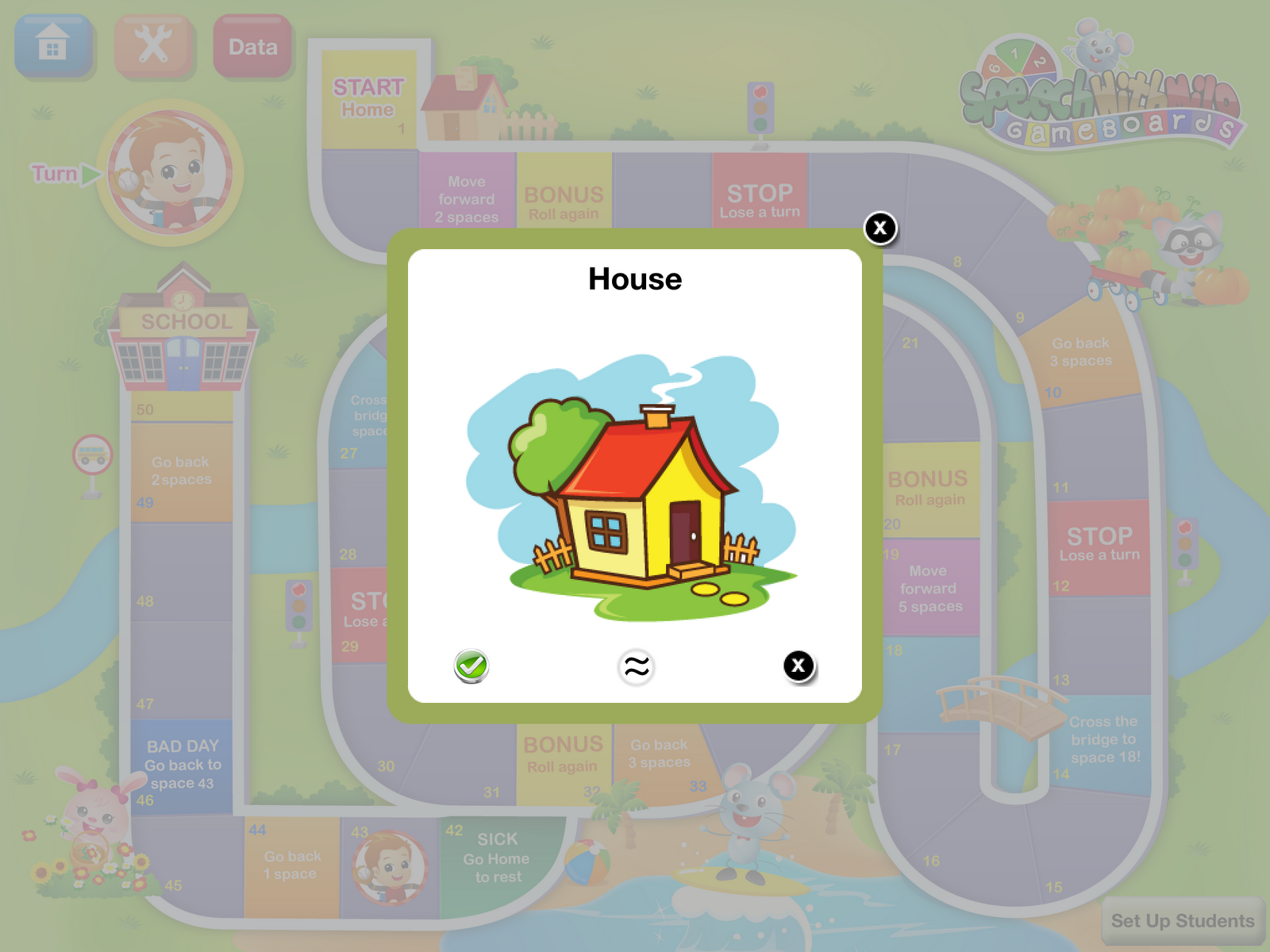 New Web Page! : Speech with Milo Articulation Game Board!
