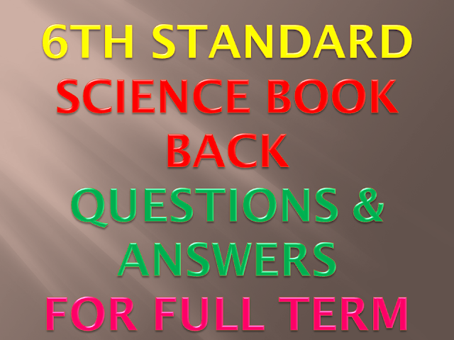 DOWNLOAD 6TH STANDARD SCIENCE BOOK BACK QUESTIONS WITH ANSWERS FOR FULL DOWNLOAD 6TH STANDARD SCIENCE BOOK BACK QUESTIONS WITH ANSWERS FOR FULL
