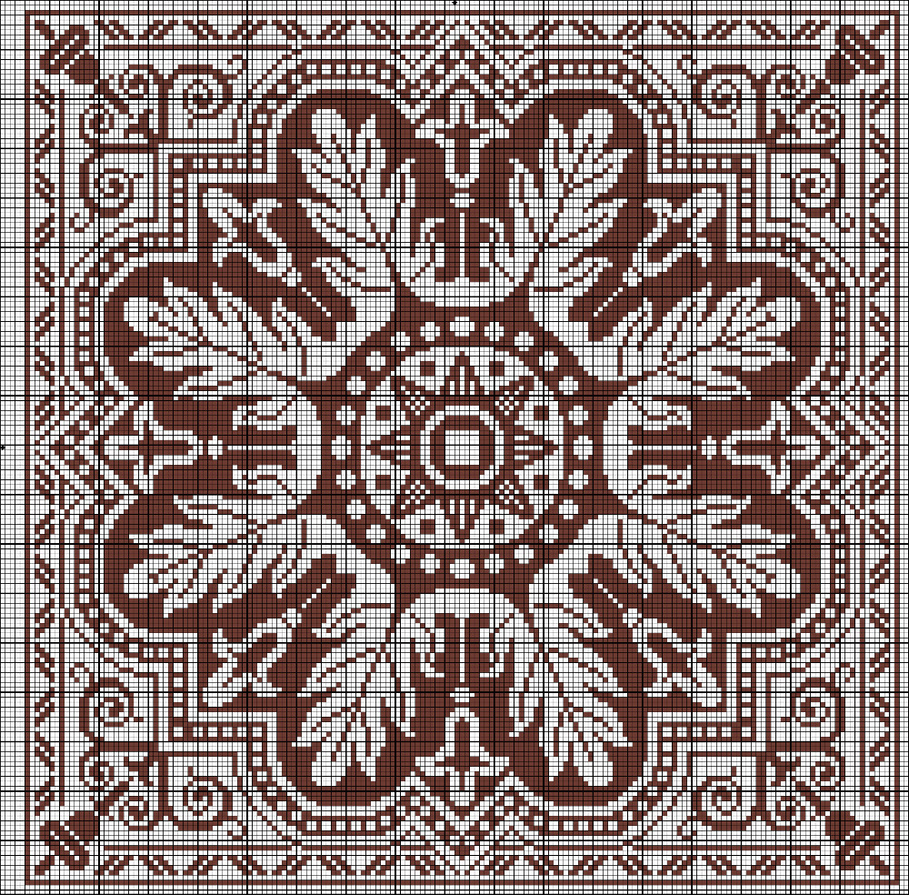 Free Monochrome Cross Stitch Patterns