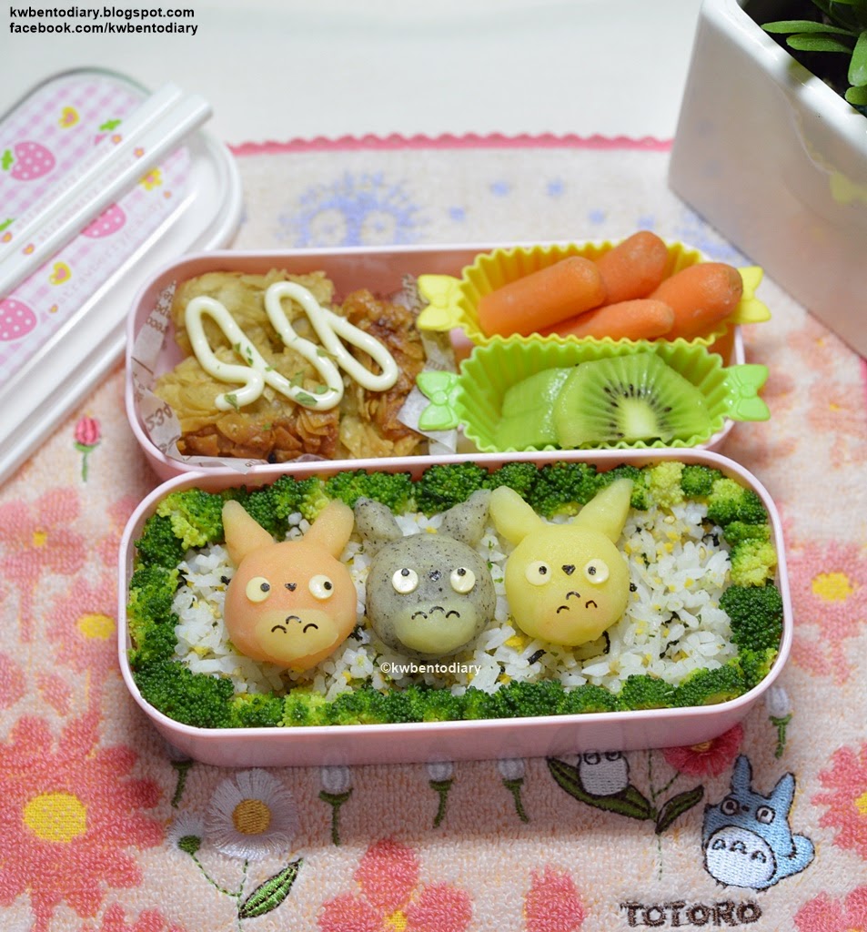 Karenwee's Bento Diary: Bento2015#May11~Totoro Mashed Potato