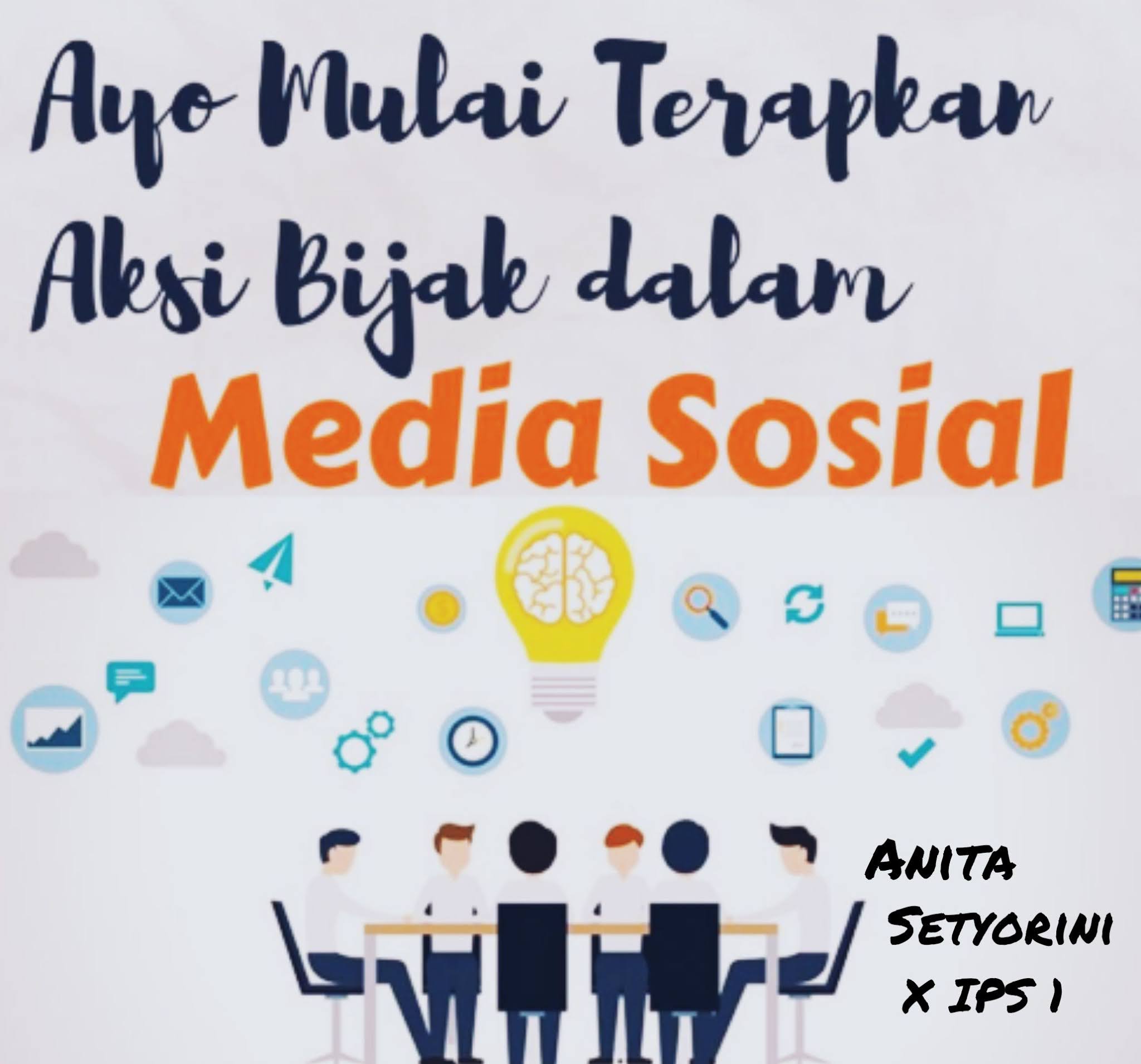 X IPS 1 - Hasil Tugas Desain Poster Etika Bersosial Media