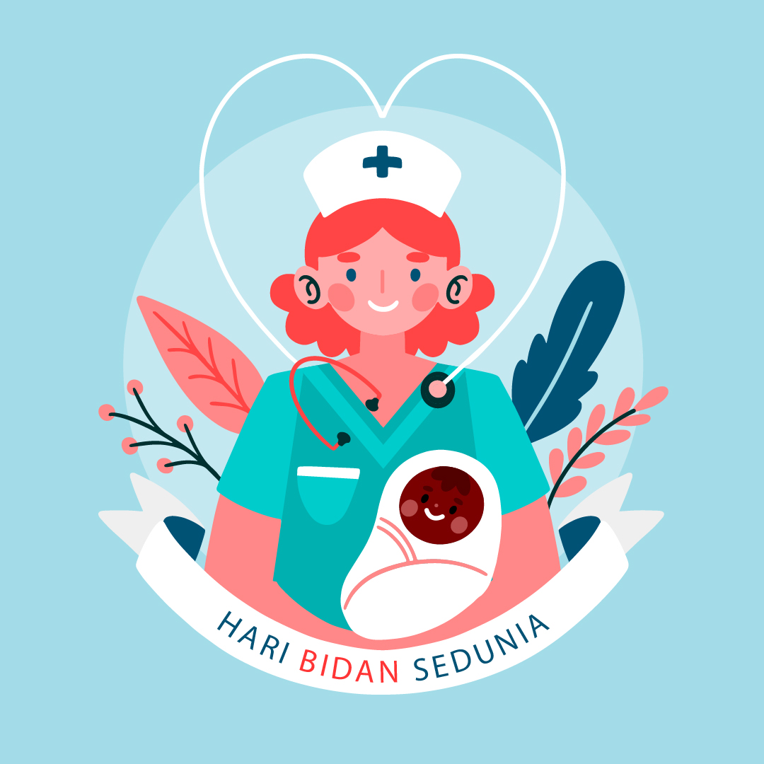 Gambar Ucapan Selamat Hari Bidan Sedunia 2021 - SKETZHBOOK