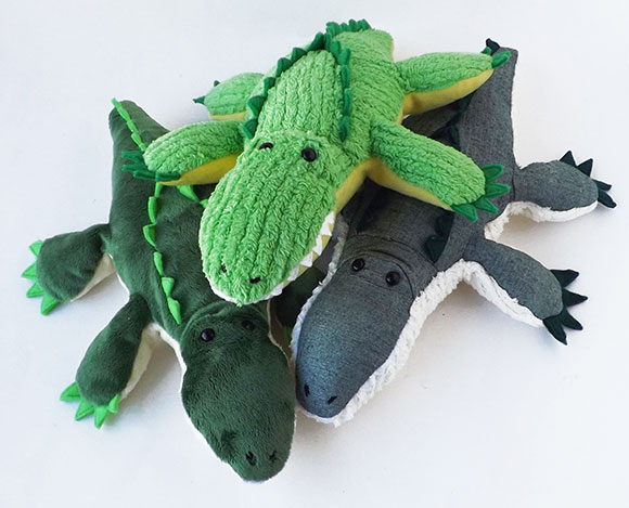 ClaireSanders.net: Rocky Crocodile plush toy