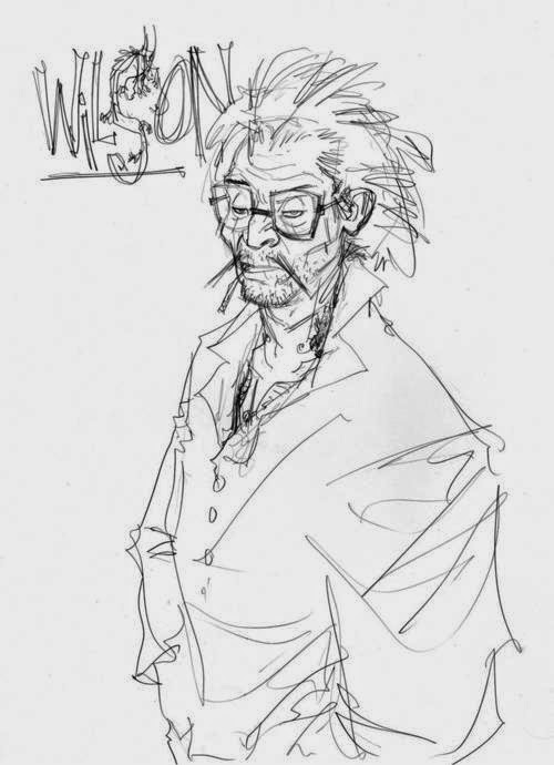 LIVE FROM THE DMZ: Wilson Character Design, Courtesy of Nathan Fox