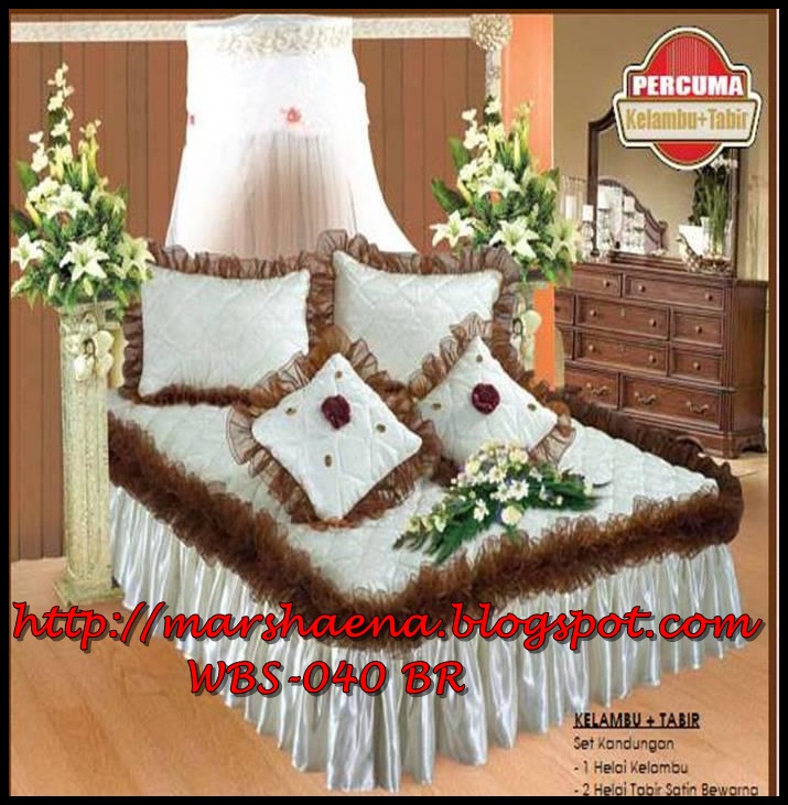 MARSHAENA COLLECTION: Set Cadar Pengantin ~ design terbaru ~ free tabir ...