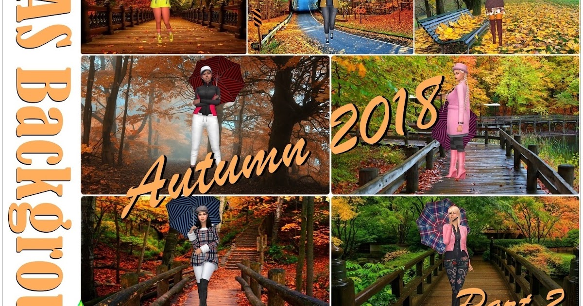 Annett's Sims 4 Welt: CAS Backgrounds "Autumn 2018" - Part 2