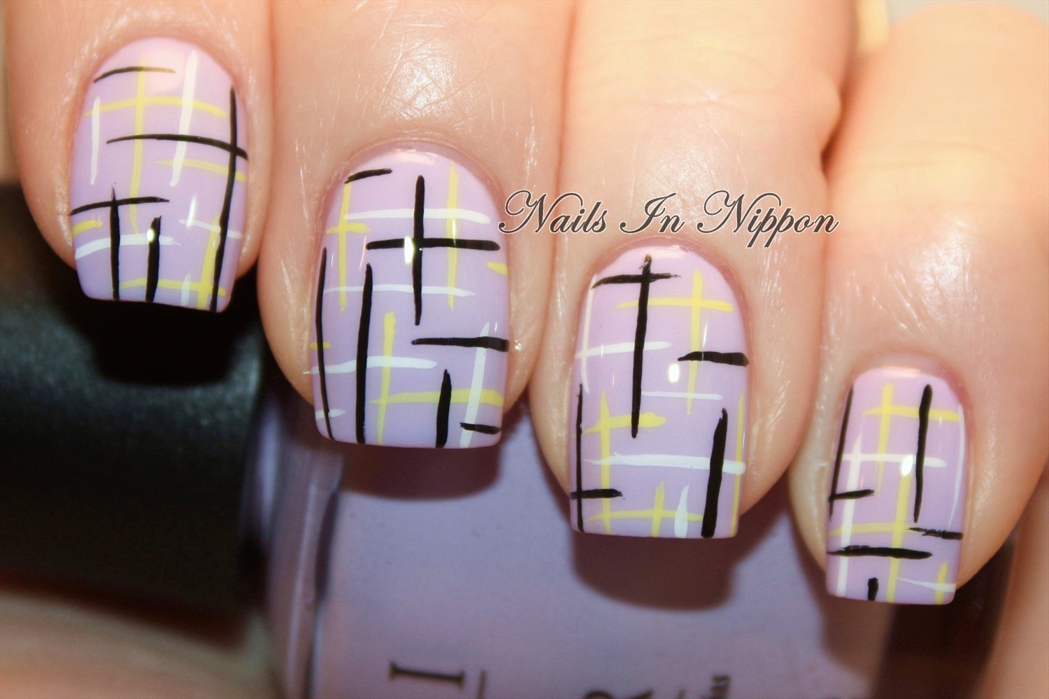 Nails In Nippon: Tweed Nails With Tutorial