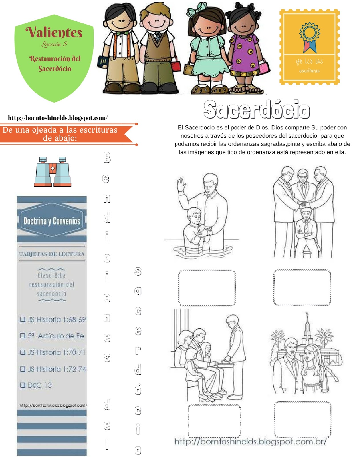 Born to shine ★ LDS: Valientes-8-La restauración del sacerdocio