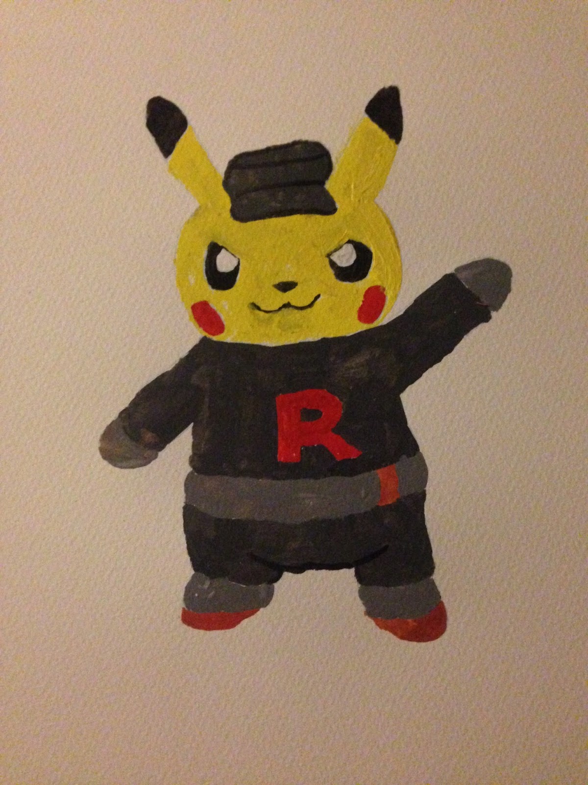 'LETS PAINT!' Team Rocket Pikachu! - No Sophie No Blog!
