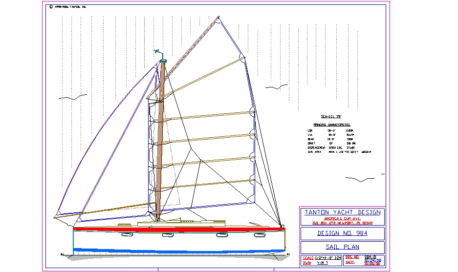 TANTON YACHT DESIGN.: Junk Rig to ELIA.