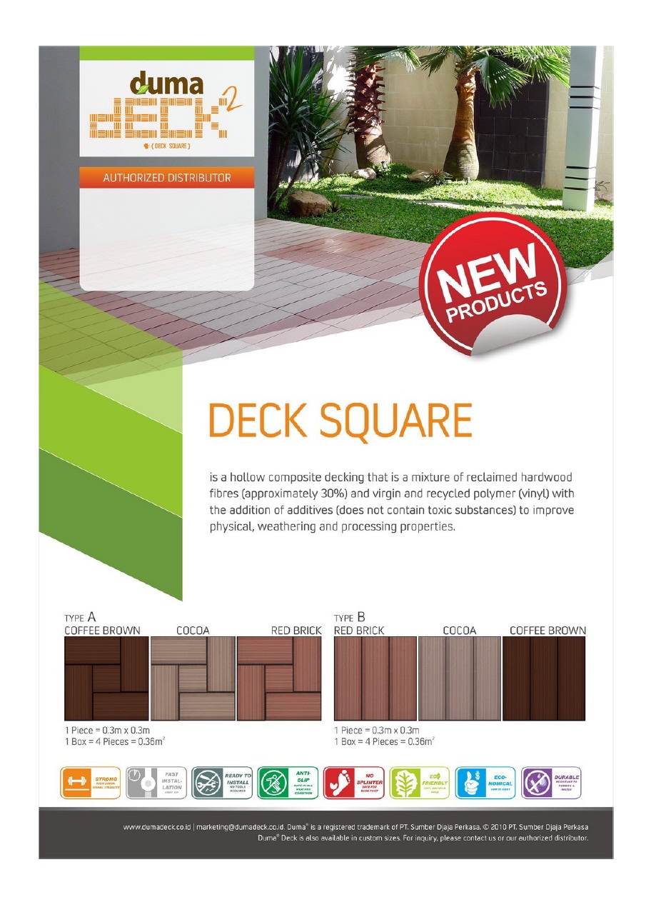 DUMA DECK: JUAL LANTAI WPC DUMA DECK - CV. MITRA MURNI SEJATI