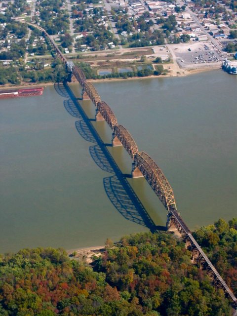 Journey along the Ohio River: The CB&Q Metropolis Railroad Bridge part 4