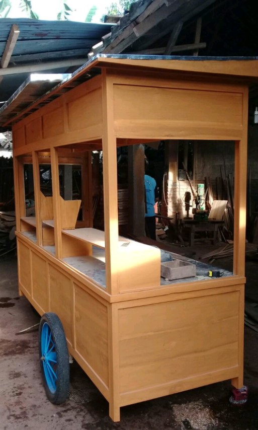 INSPIRASI..!! Inilah 58 Model Gerobak Gorengan Modern Terbaru yang ...