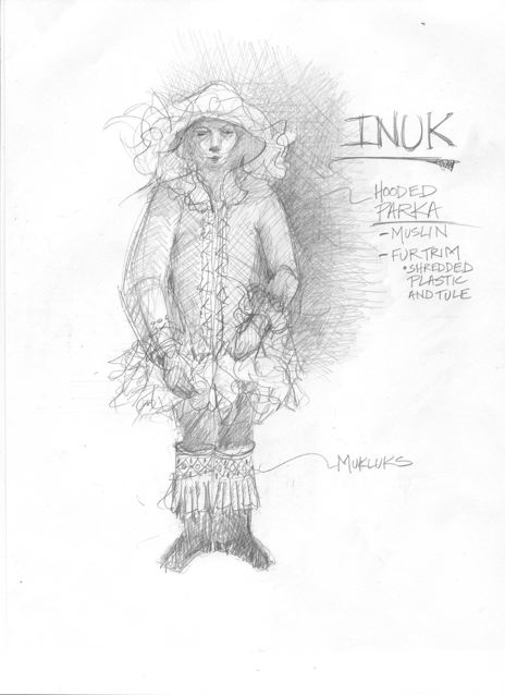 Wearable Art & Costume Design: Inuk and the Sun: costume design