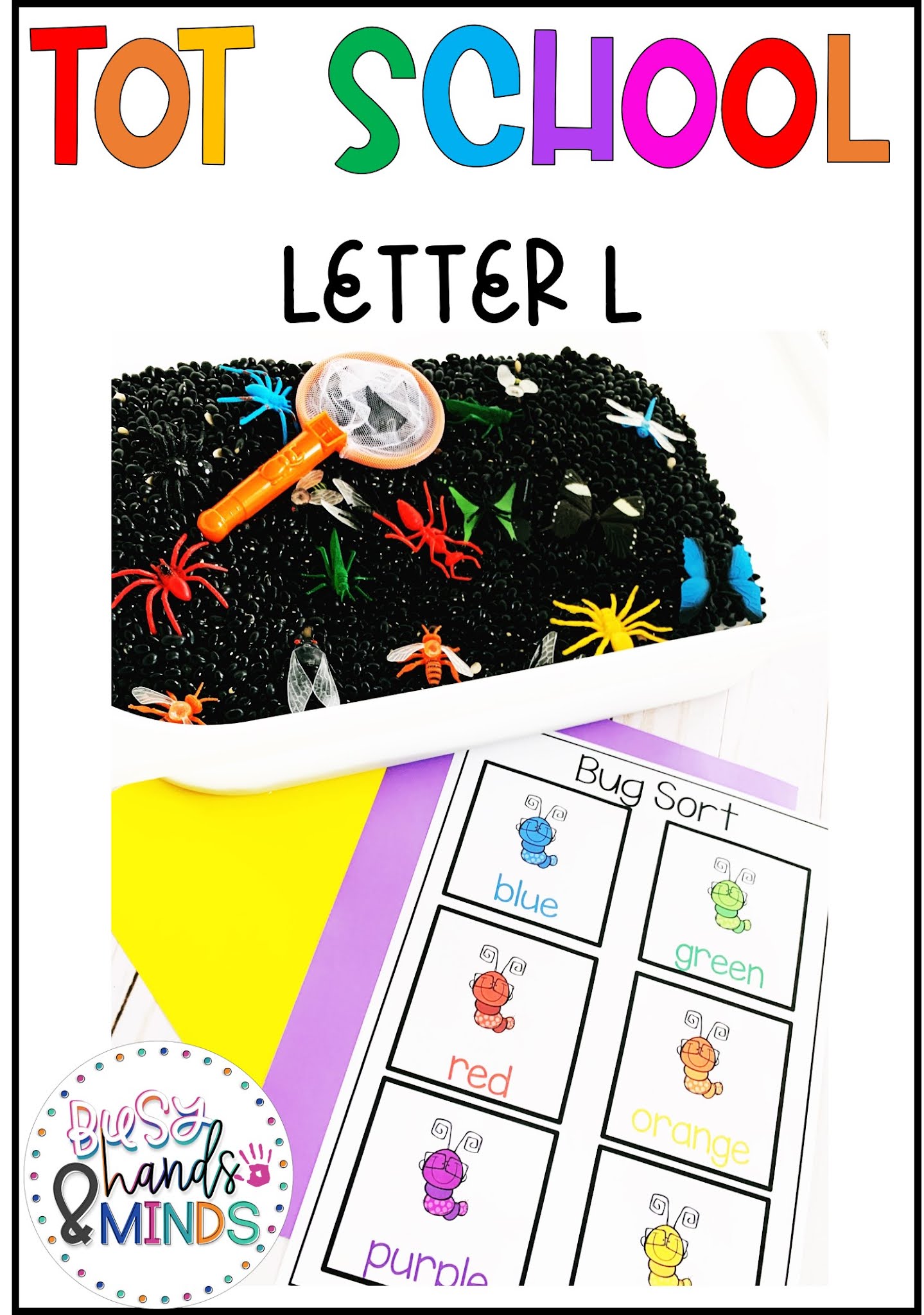 Tot School Letter L is for Ladybug | Busy Hands and Minds