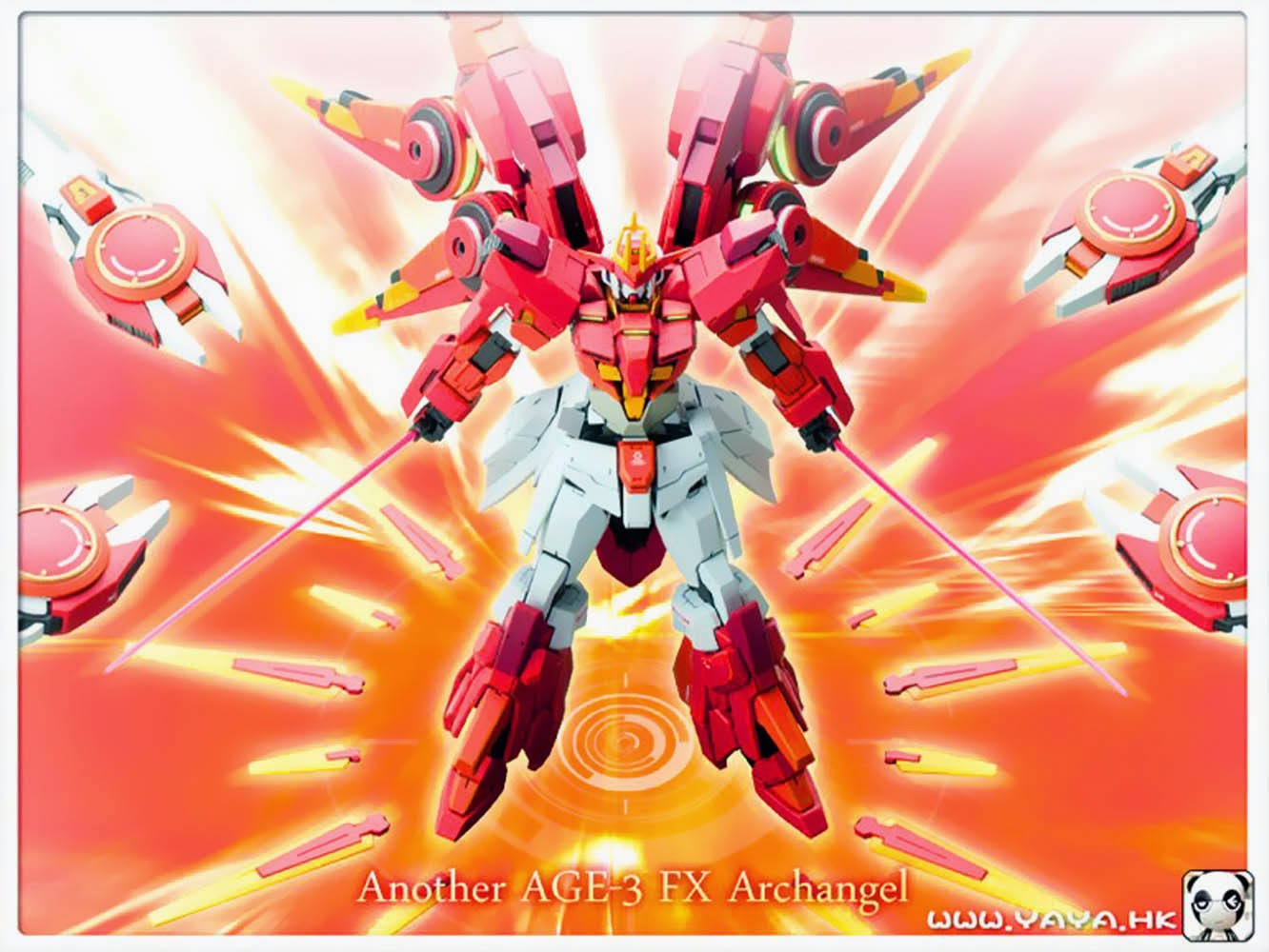 Gundam Guy: Awesome AGE-3 FX Archangel HG 1/144 - Custom Build