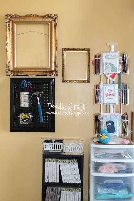 Peg Board Shadow Box Tool Display Frame!