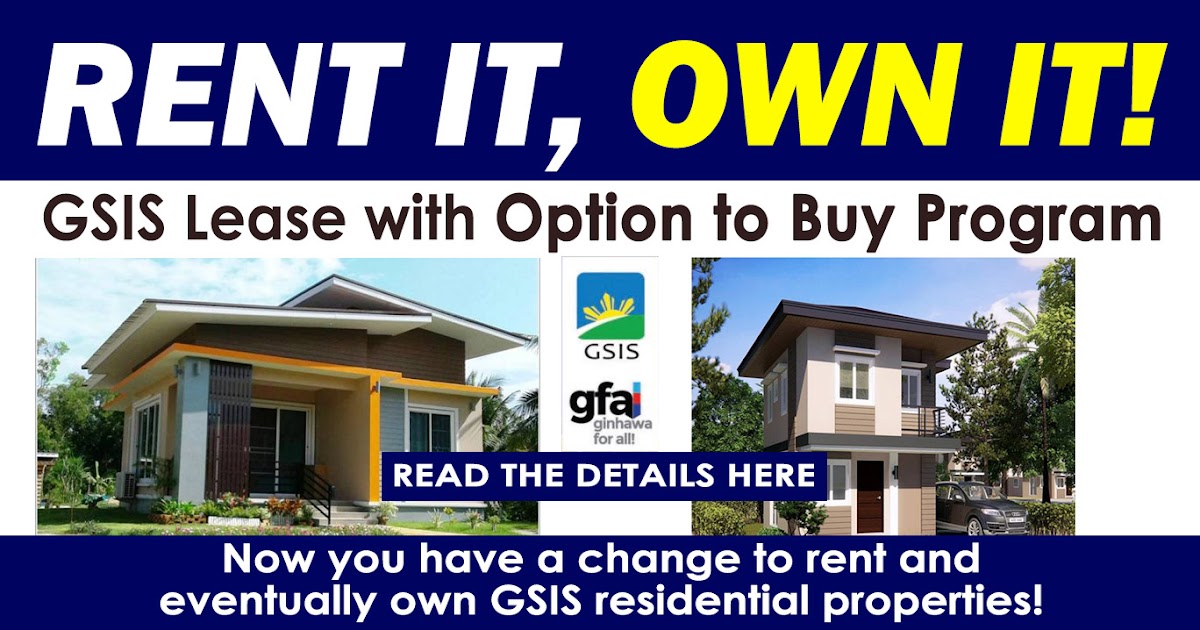 GSIS Lease With Option To Buy Program RENT IT OWN IT Teachers Click gsis-lease-with-option-to-buy-program-rent-it-own-it-teachers-click