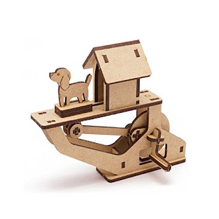 realiza un autómata marble en carton