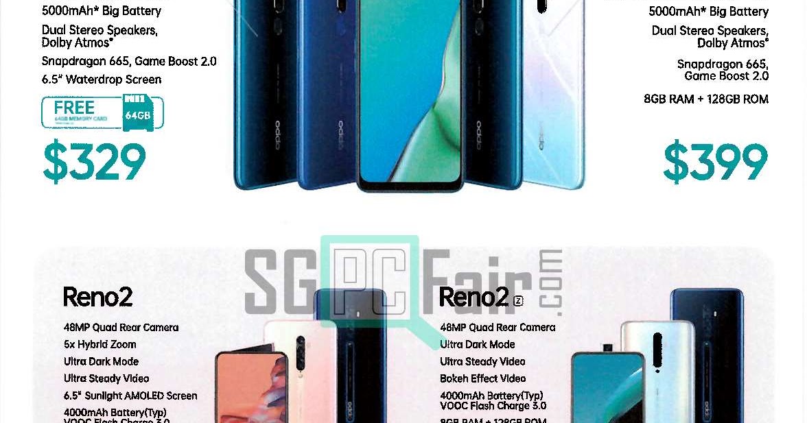 SG PC Fair - Online Brochures, Flyers and Price List: Oppo - SITEX 2019