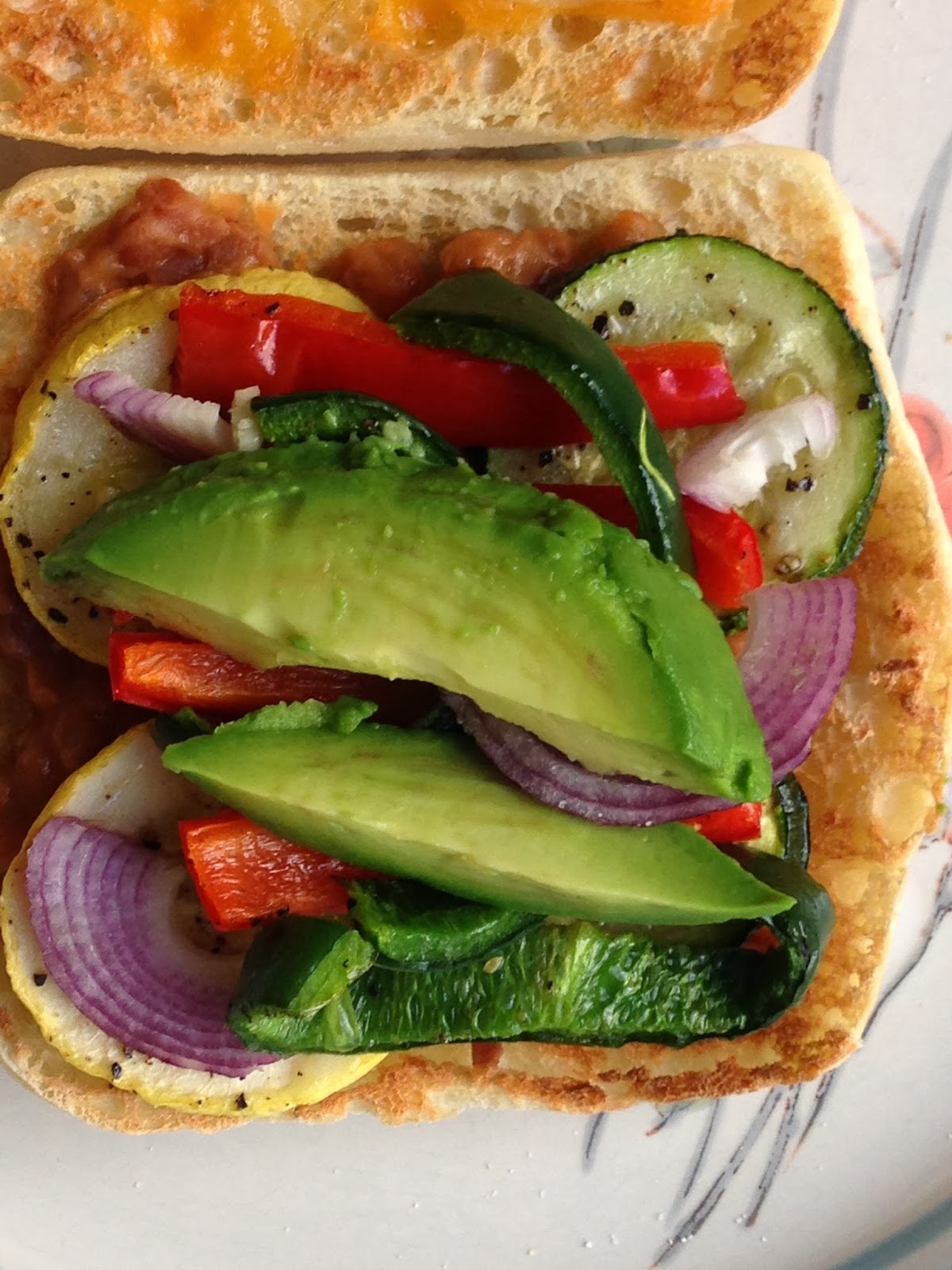 Delicious veggie dishes from all over the world: MEXICAN TORTA