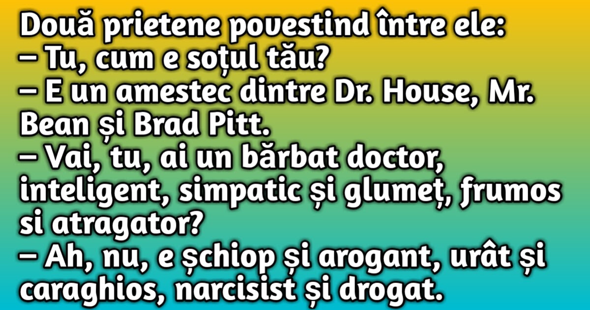 Bancuri - Glume, Bancuri Tari, Bancuri Amuzante, Glume Bune,