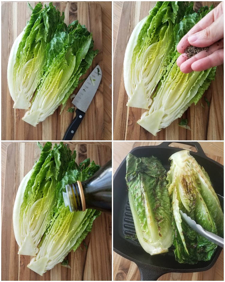 Lechuga asada al grill | Bizcochos y Sancochos