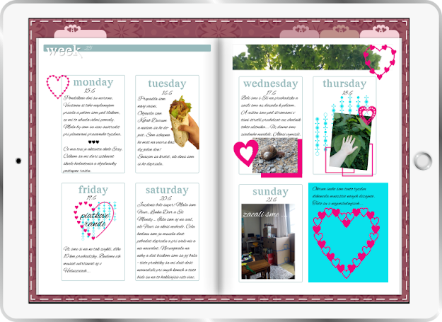 How I journal in my digital planner.