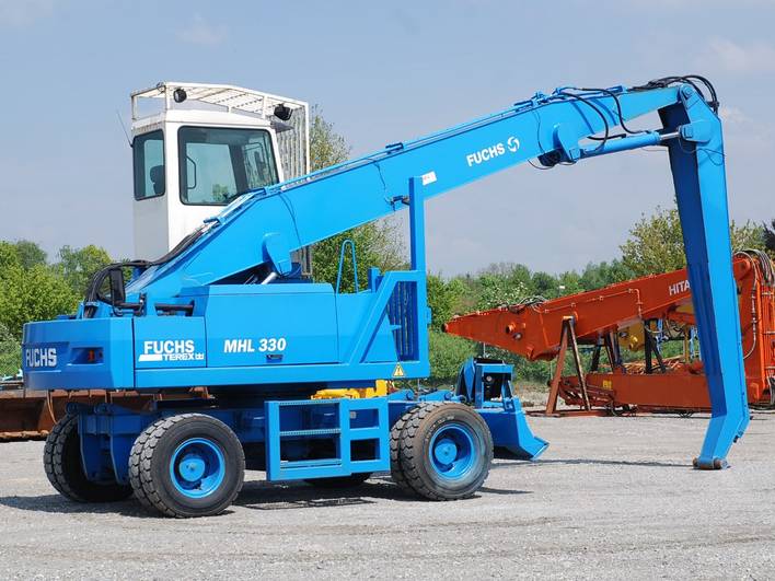 Excavatoare industriale manipulare materiale Fuchs MHL 330 49.000 Euro