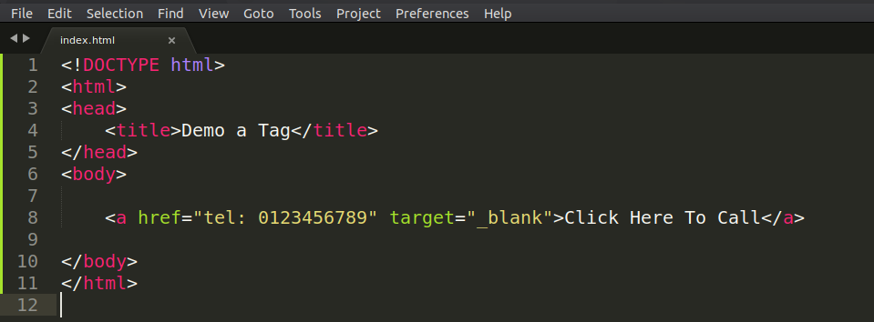 a Tag in HTML (part 2)
