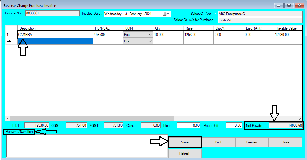 Reverse Charge Invoice (RCM) Help Guide