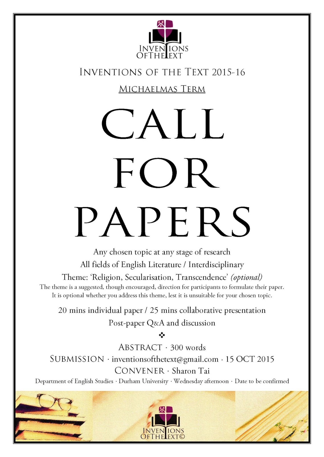 Inventions of the Text