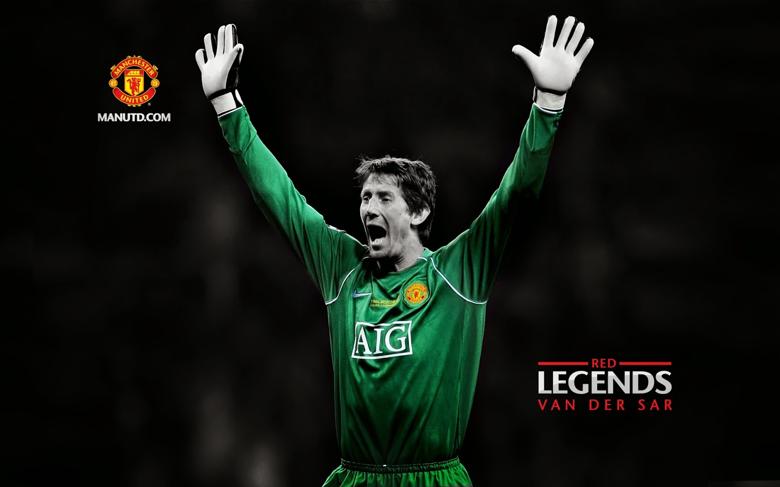 Edwin Van Der Sar: Red Legends Manchester United - Mystery Wallpaper