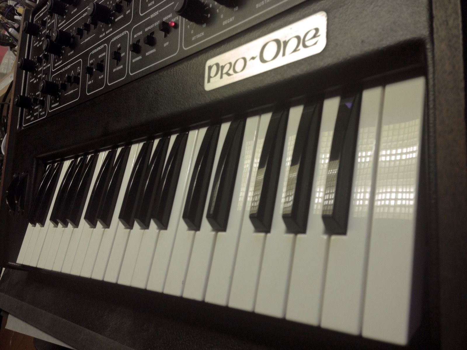 MATRIXSYNTH: Sequential Circuits Pro One Synthesizer Synth J Wire SN 5510