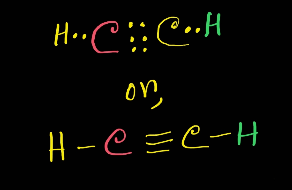C2H2 Lewis structure ,Valence Electrons, Formal Charge