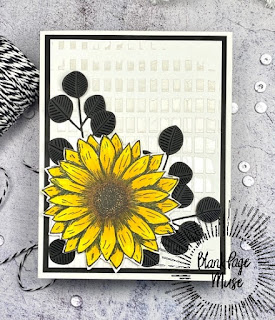 Blank Page Muse: Guest Designer Tracy Ware~ Sunflowers & Stencils!