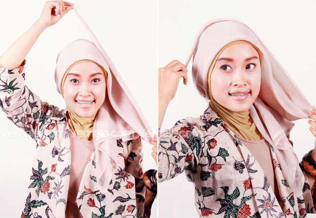 Cantik dengan Jilbab Segitiga | Tutorial Hijab