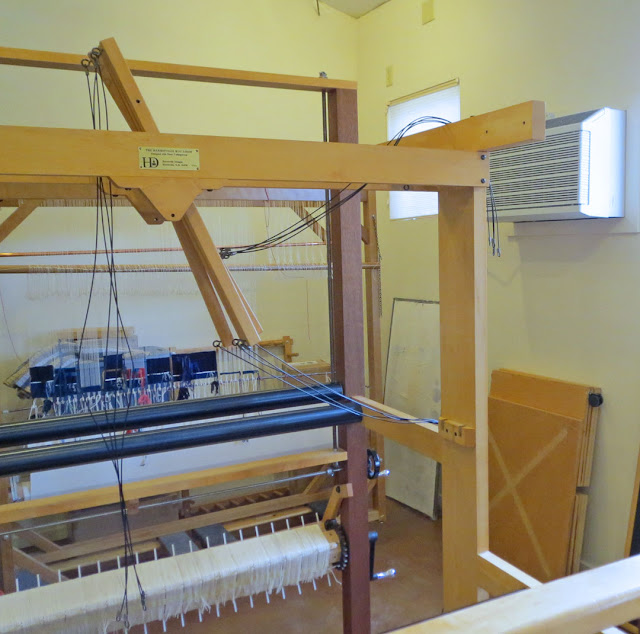 Rebecca Mezoff, Tapestry Artist: The Harrisville Rug Loom returns!