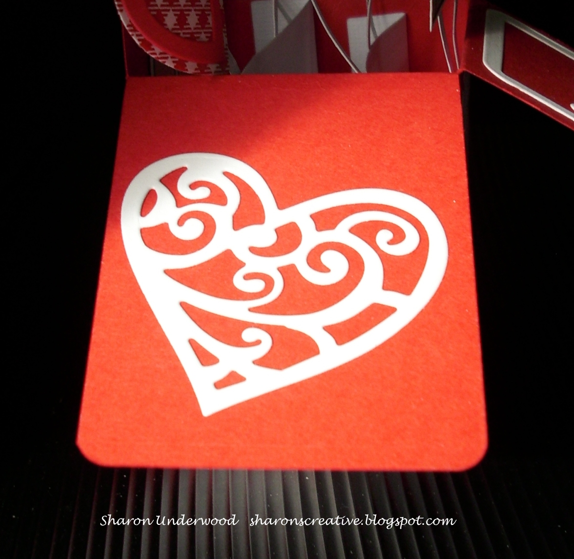Sharon's Creative Essence: Valentine Box Card