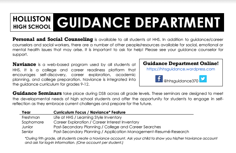 Holliston High News: September 2016