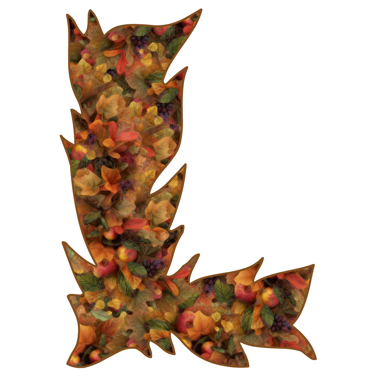 GRANNY ENCHANTED'S BLOG: "Autumn Flames" Free Digi Scrapbook Alphabet