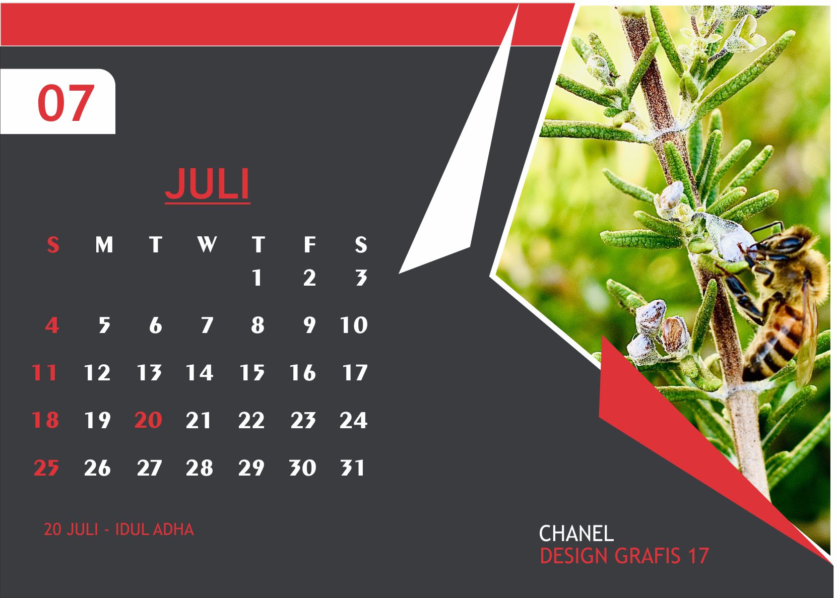 Desain Kalender Duduk 2021 Black Siap CETAK (Free CDR) - TUTORiduan.com