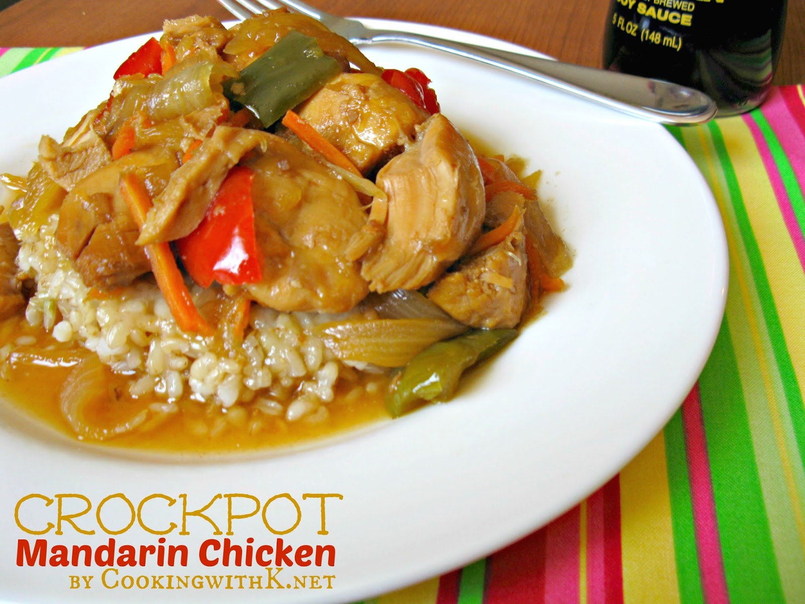 Easy Crockpot Mandarin Chicken