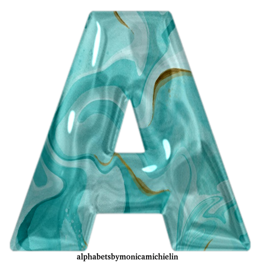 M. Michielin Alphabets: SOFT BLUE MARBLE ALPHABET PNG, NUMBERS PNG ...