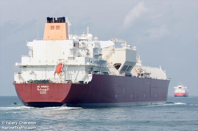 MORSKOŚCI!!: Al Hamla z 80 katarskim ładunkiem LNG